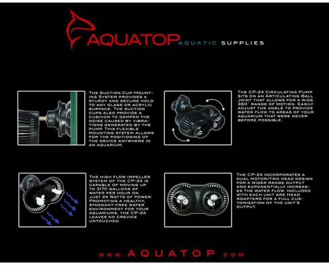 Aquatop - Circulating Pump CPS-24 – Aquatic Oasis Reefing