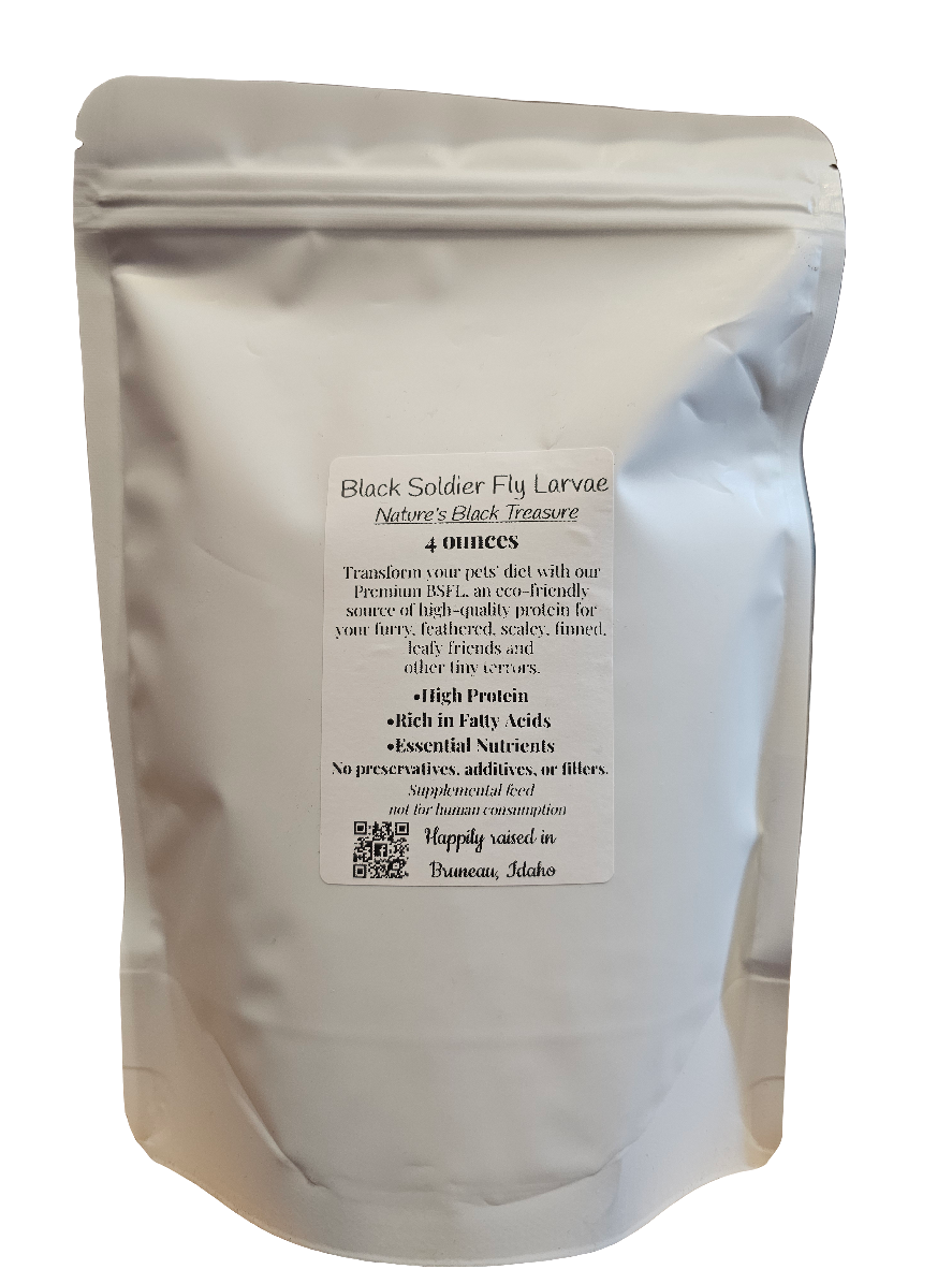 Obsidian Fly Co. - Black Soldier Fly Larvae - Dehydrated 4 oz – Aquatic ...